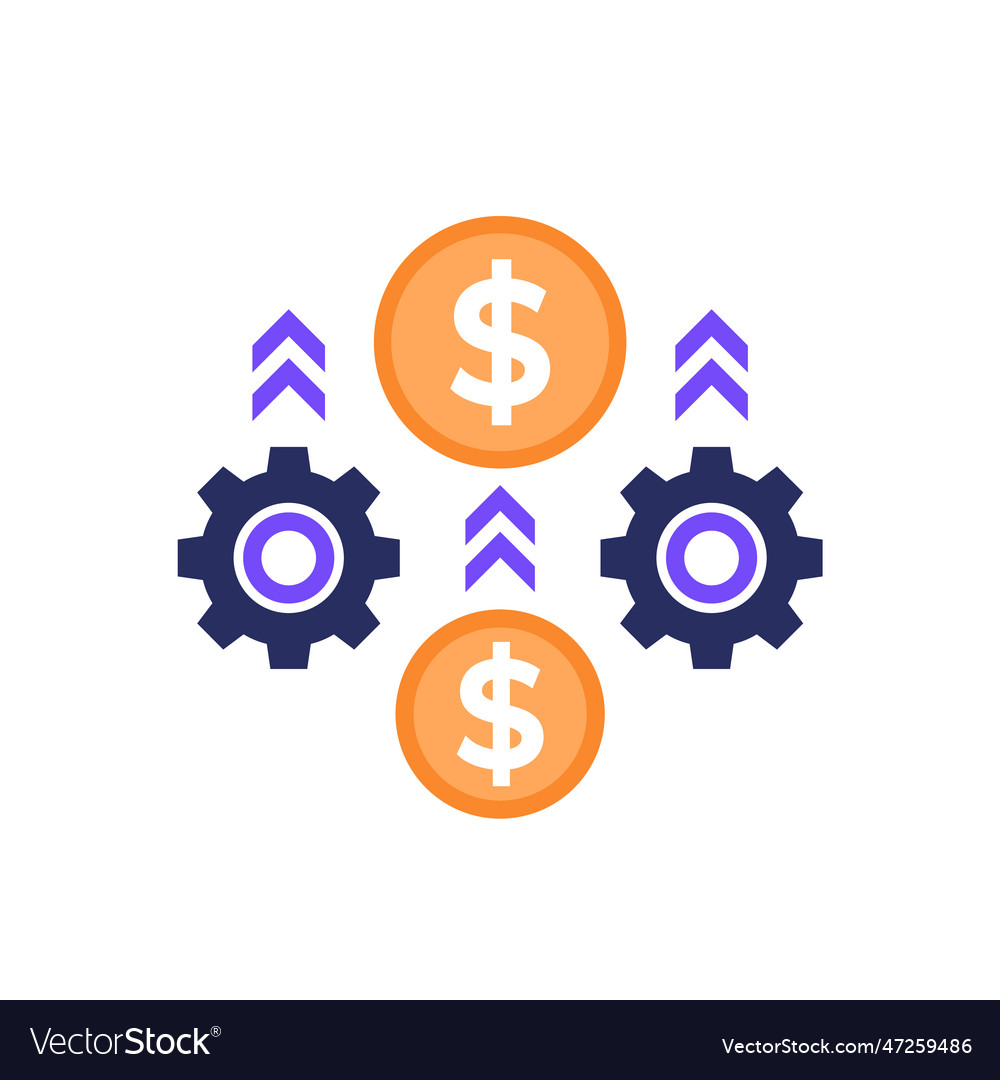 Payments processing financial operations icon Vector Image Payments processing financial operations icon Vector Image