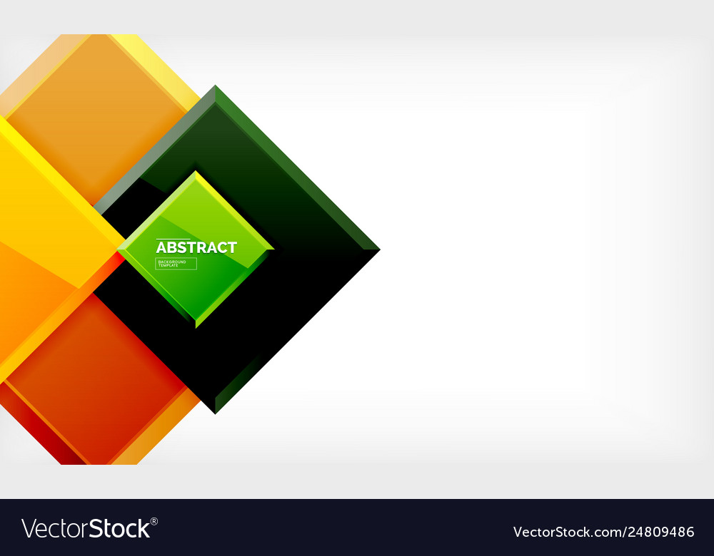 Square geometrical background Royalty Free Vector Image
