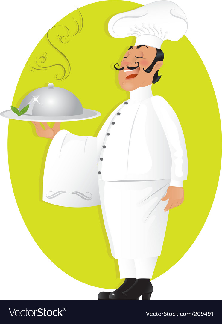 Professional chef Royalty Free Vector Image - VectorStock