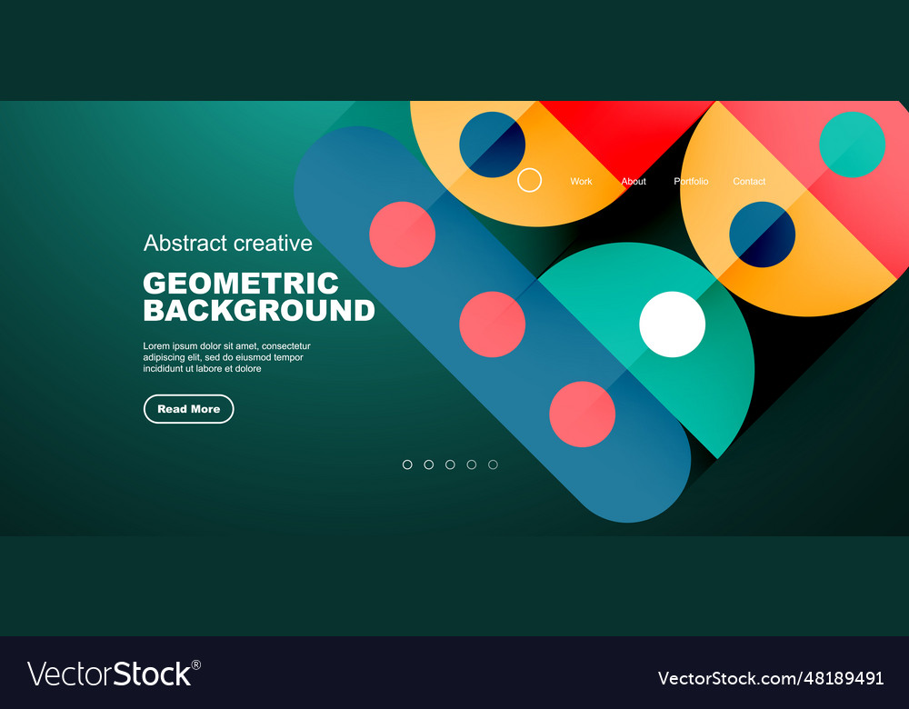 Simple circles and round elements pattern Vector Image