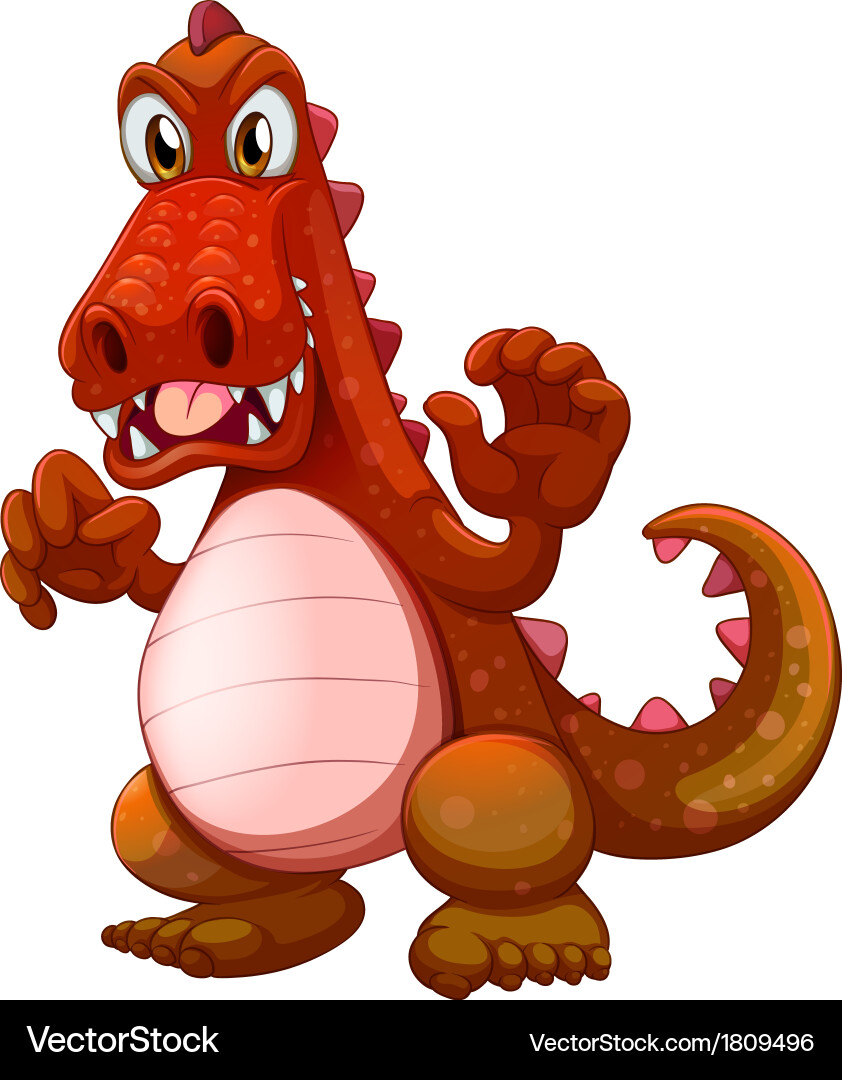 An angry crocodile Royalty Free Vector Image - VectorStock