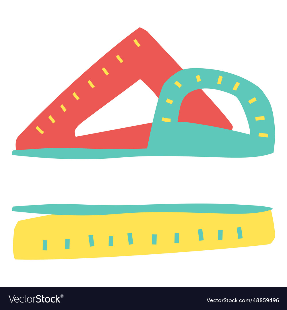 Geometry set flat label Royalty Free Vector Image