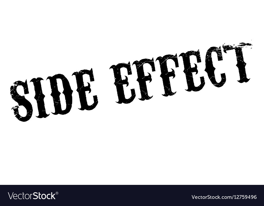 Side Effect rubber stamp Royalty Free Vector Image