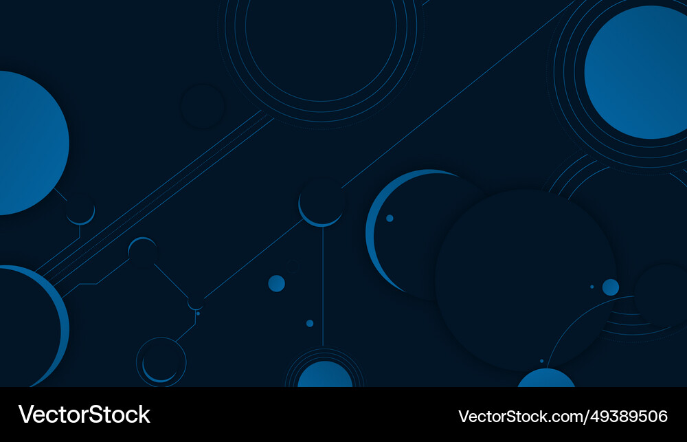 Abstract blue cyber graphic background decoration Vector Image