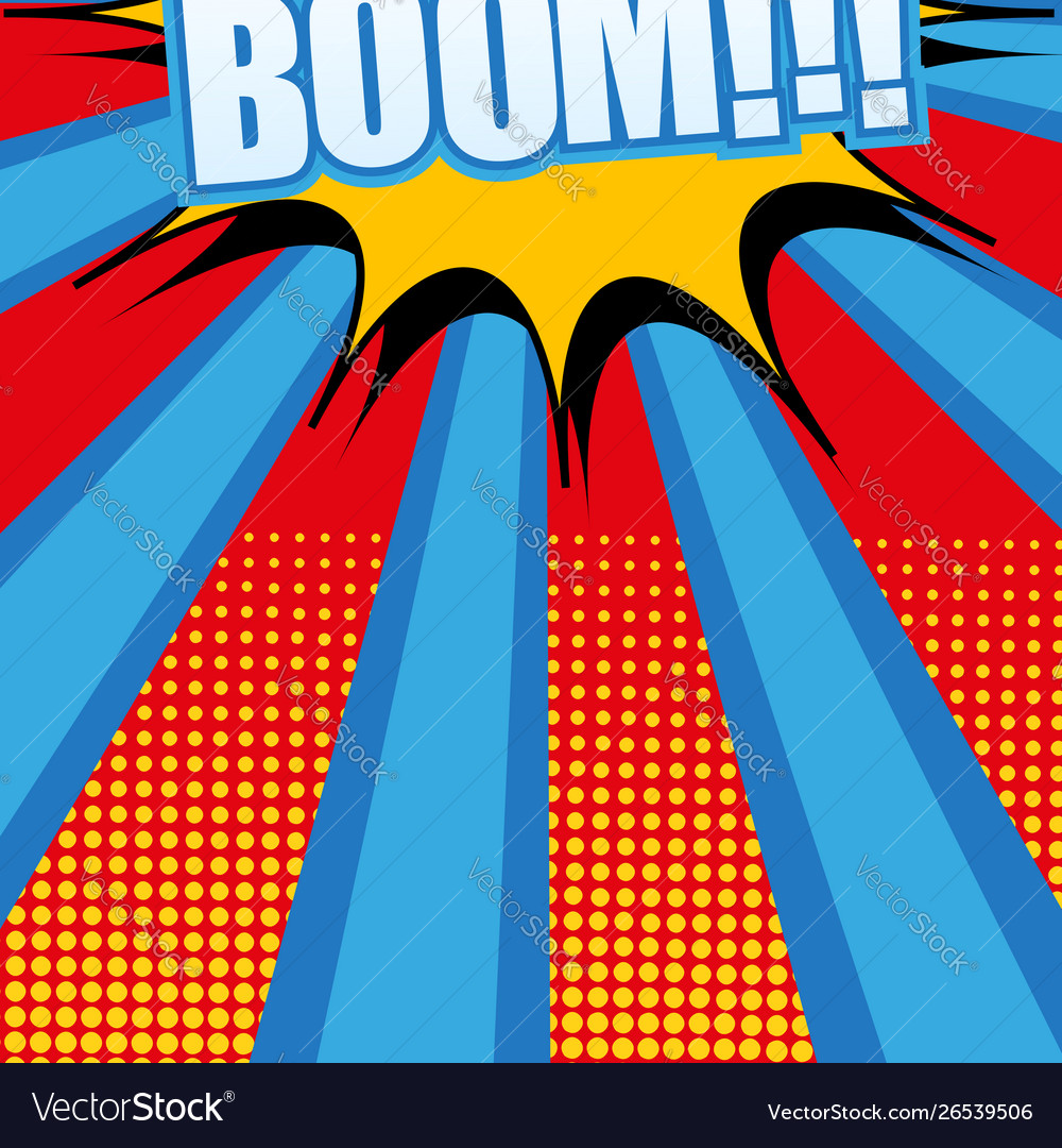 Comic dynamic motion concept Royalty Free Vector Image
