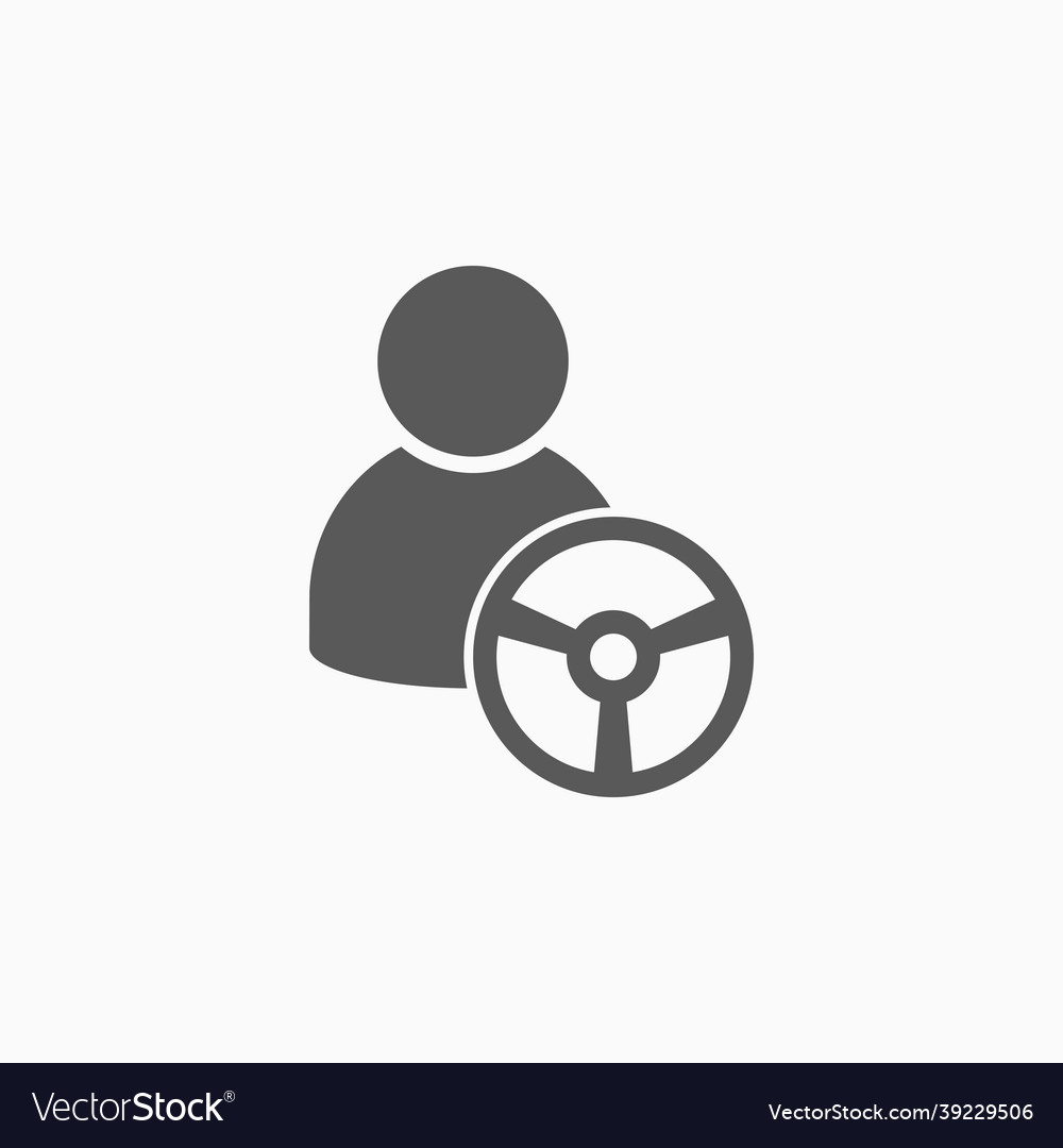 Driver icon Royalty Free Vector Image - VectorStock