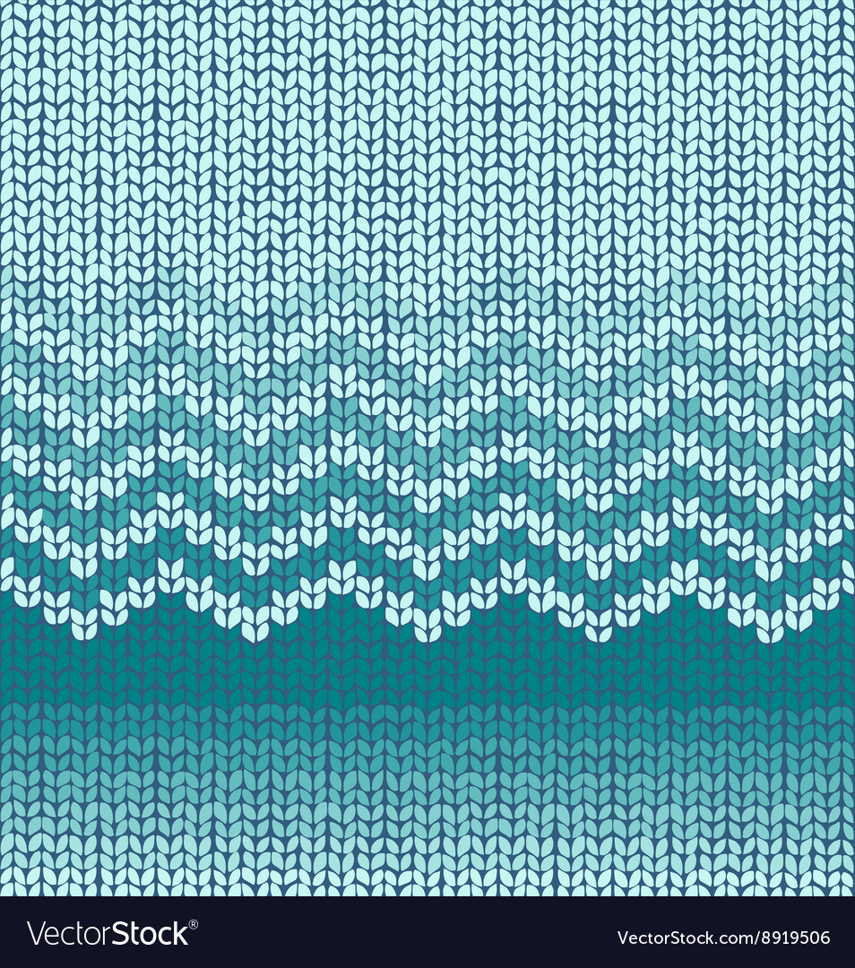 Knit seamless pattern Royalty Free Vector Image