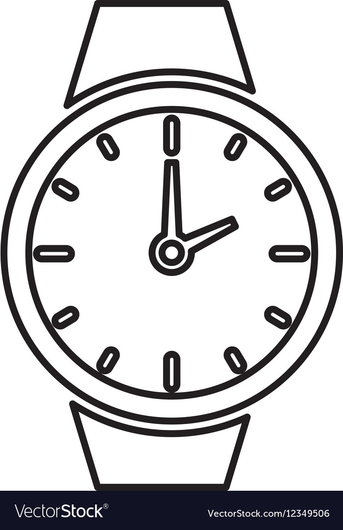 Time clock symbol Royalty Free Vector Image - VectorStock