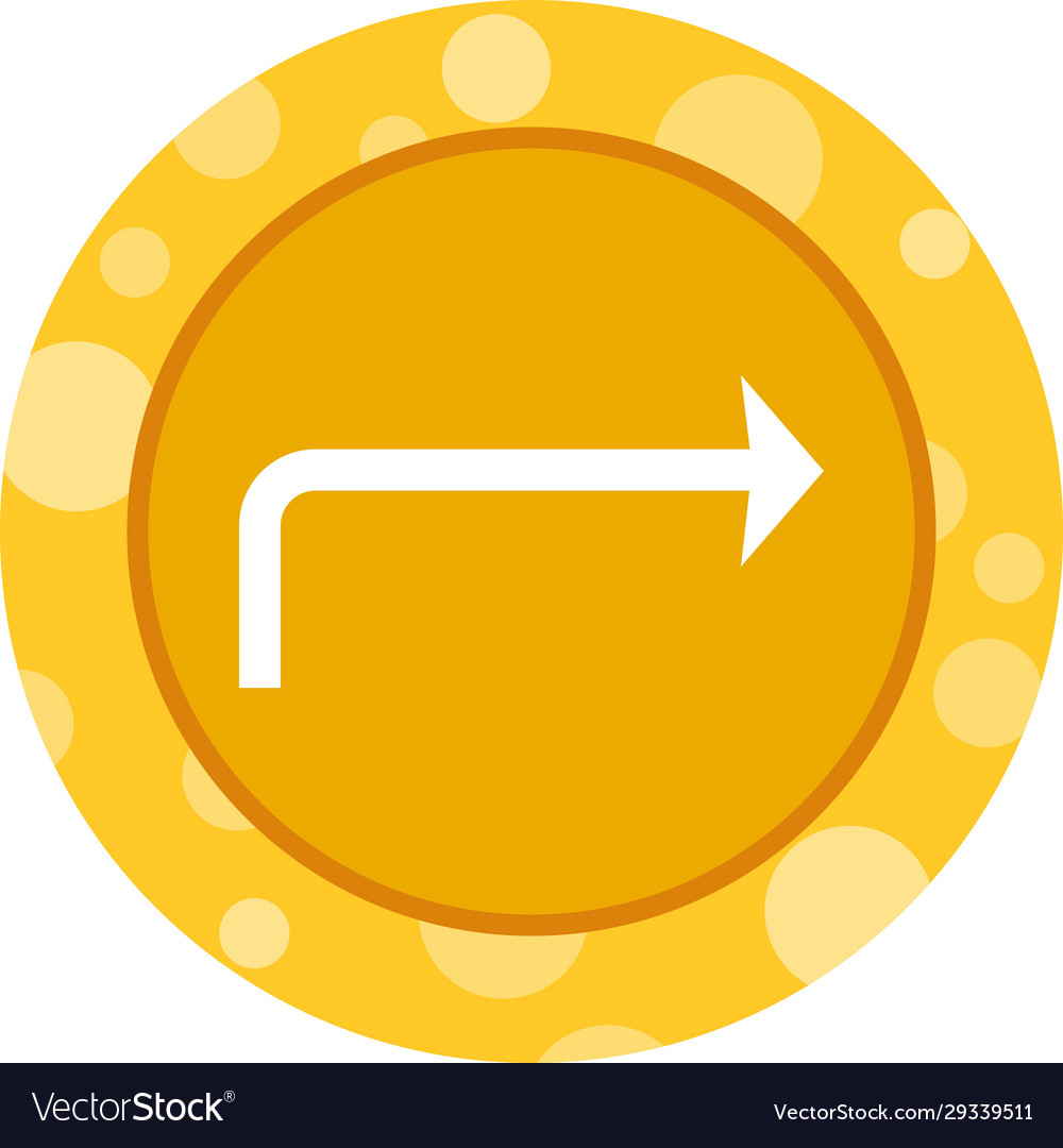 Beautiful to left arrow glyph icon Royalty Free Vector Image Beautiful to left arrow glyph icon Royalty Free Vector Image