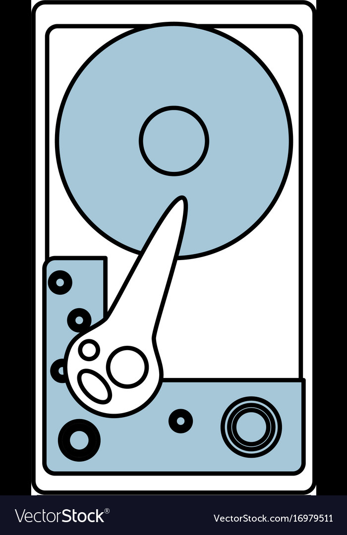 Cd rom hardware Royalty Free Vector Image - VectorStock