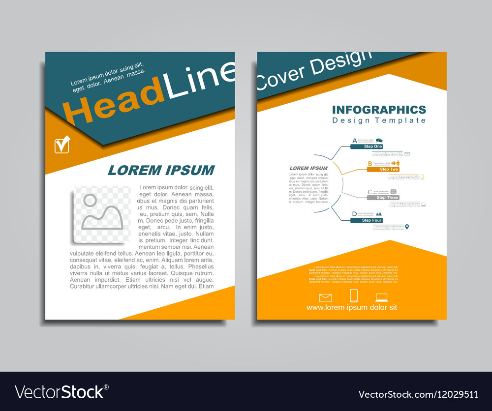 Design layout with place for your data Royalty Free Vector
