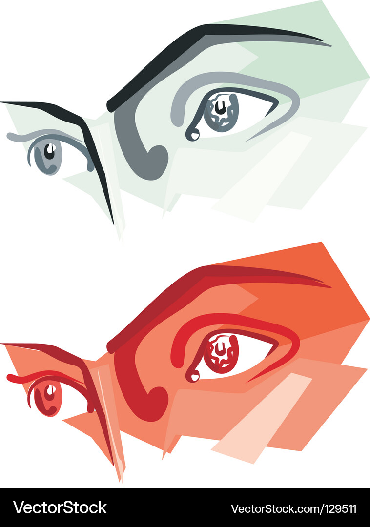 Eyes Royalty Free Vector Image - VectorStock