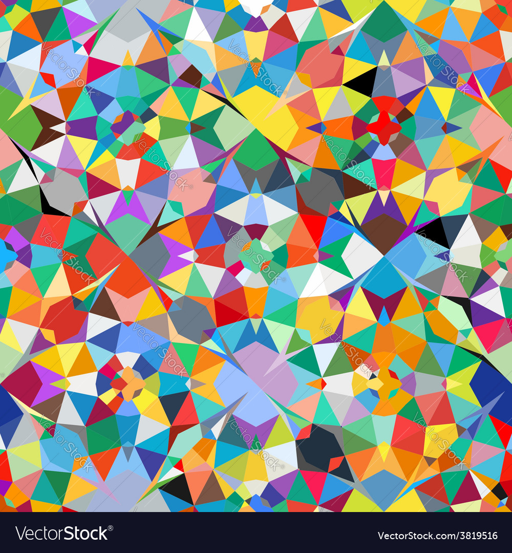 Colorful geometric pattern Royalty Free Vector Image