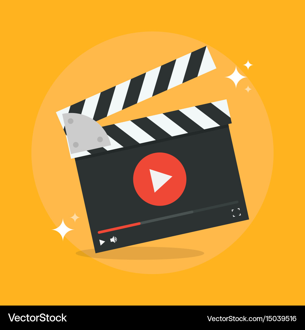 Film production concept Royalty Free Vector Image