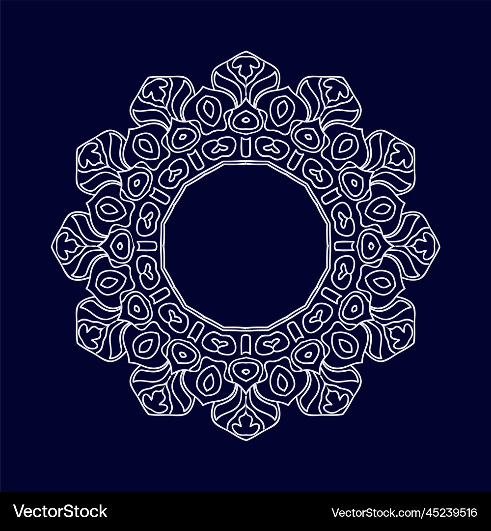 Flower mandala designs mandala art background Vector Image