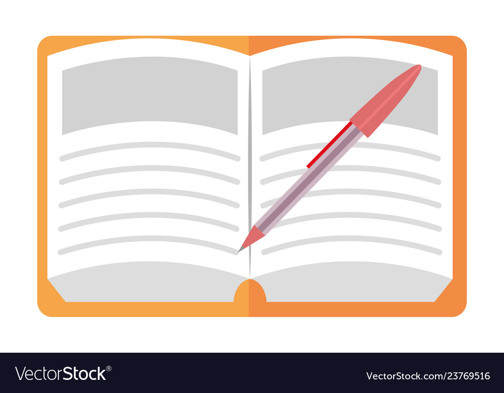 Study elements cartoon Royalty Free Vector Image