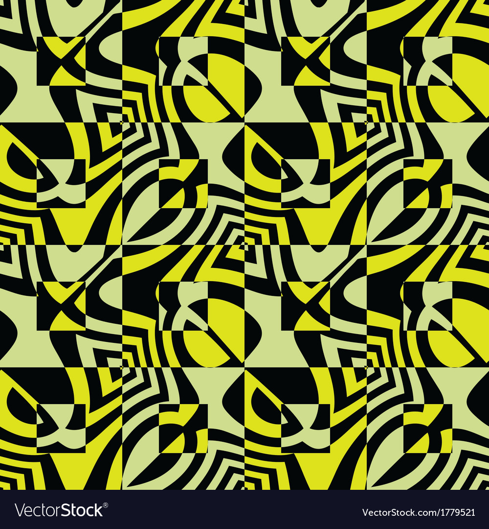 Refracted geometric seamless pattern Royalty Free Vector