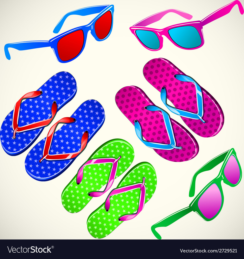 Summertime fun beach Royalty Free Vector Image