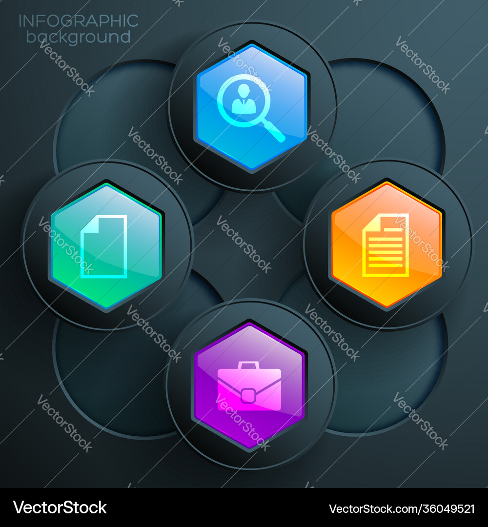 Web infographic chart concept Royalty Free Vector Image