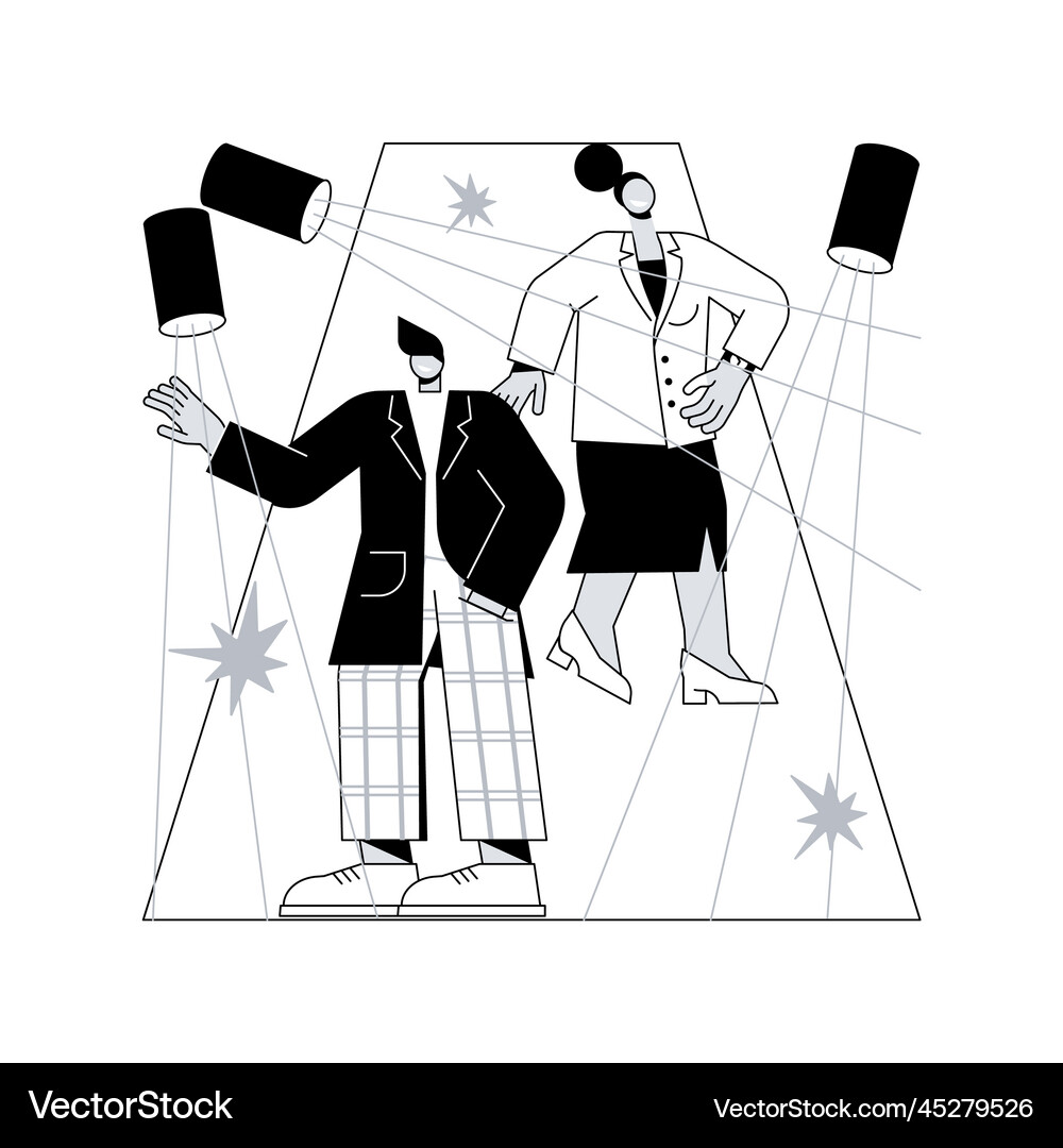 Fashion industry abstract concept Royalty Free Vector Image