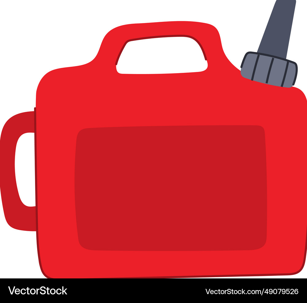Petrol fuel can cartoon Royalty Free Vector Image
