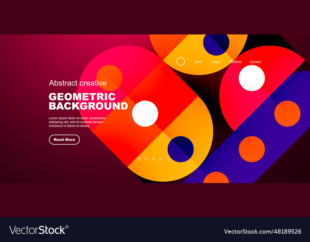 Simple circles and round elements pattern Vector Image