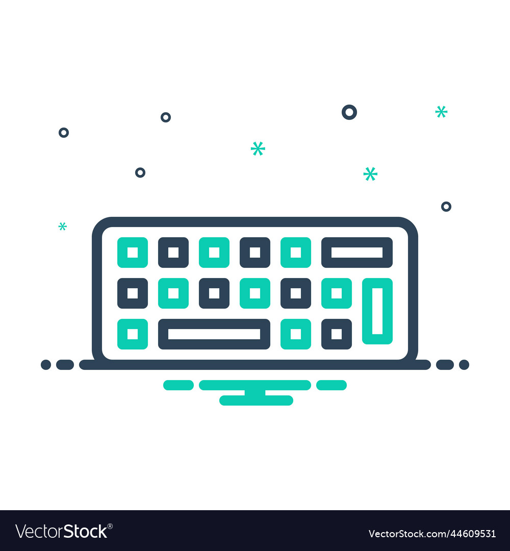Keyboard Royalty Free Vector Image - VectorStock
