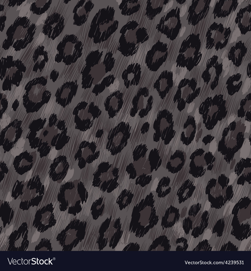 Leopard skin pattern Royalty Free Vector Image