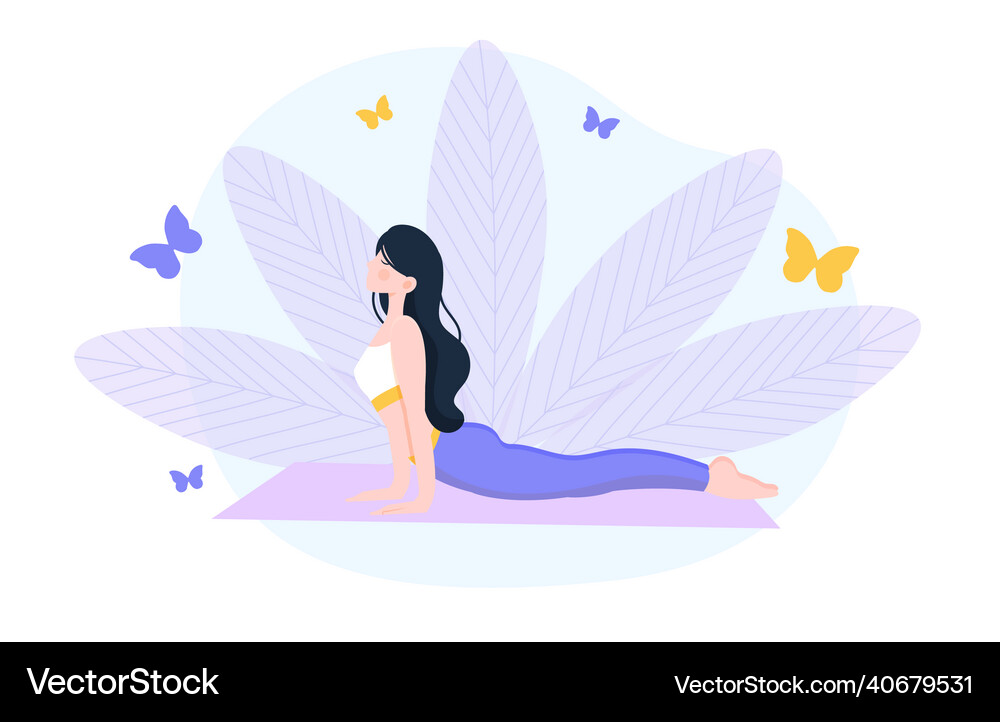 Yoga for Inner Peace Royalty Free Vector Image