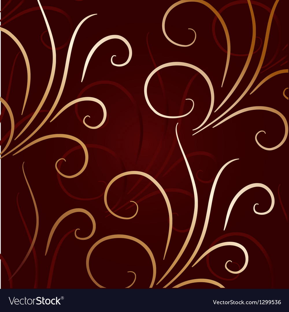 Cute background with decorative elements Vector Image