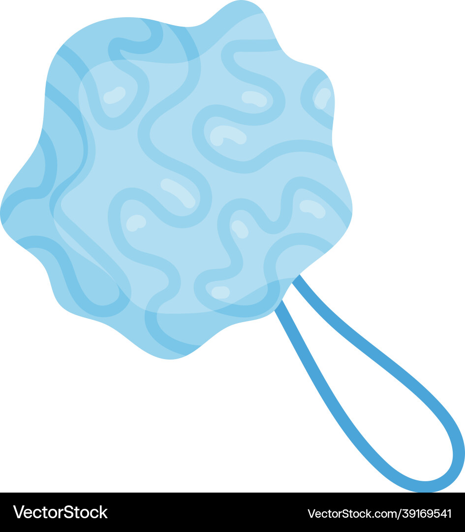 Body scrubber or shower puff for cleaning Vector Image
