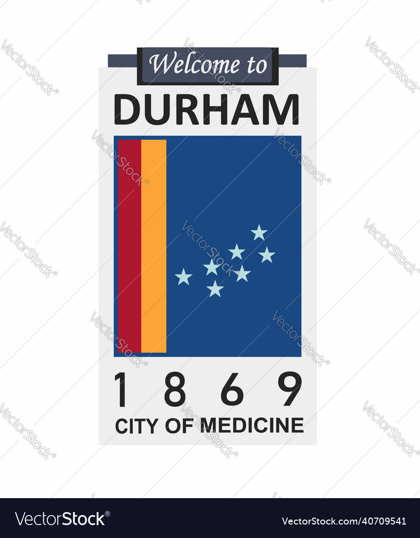 Durham Royalty Free Vector Image - VectorStock