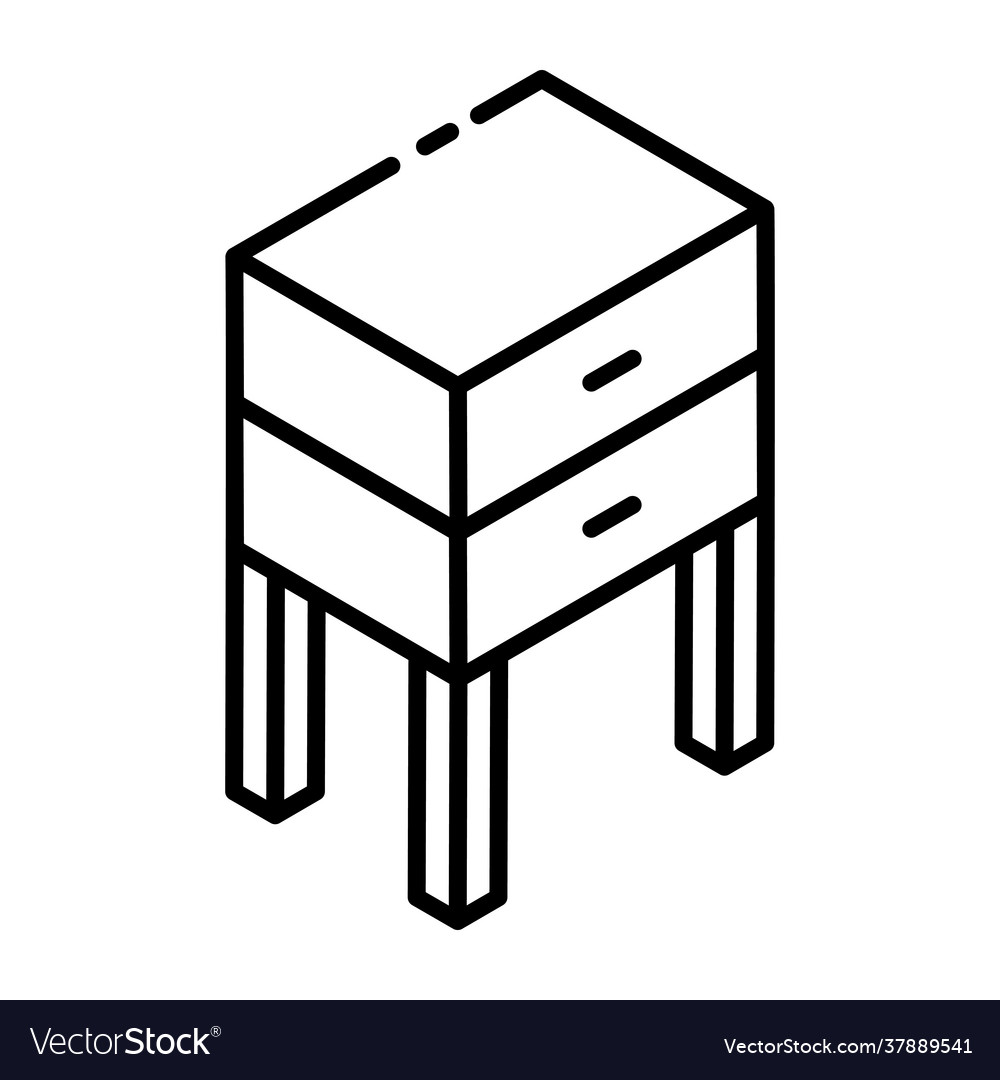 Side table Royalty Free Vector Image - VectorStock