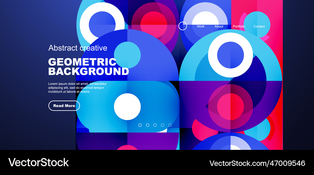 Simple circles and round elements pattern Vector Image