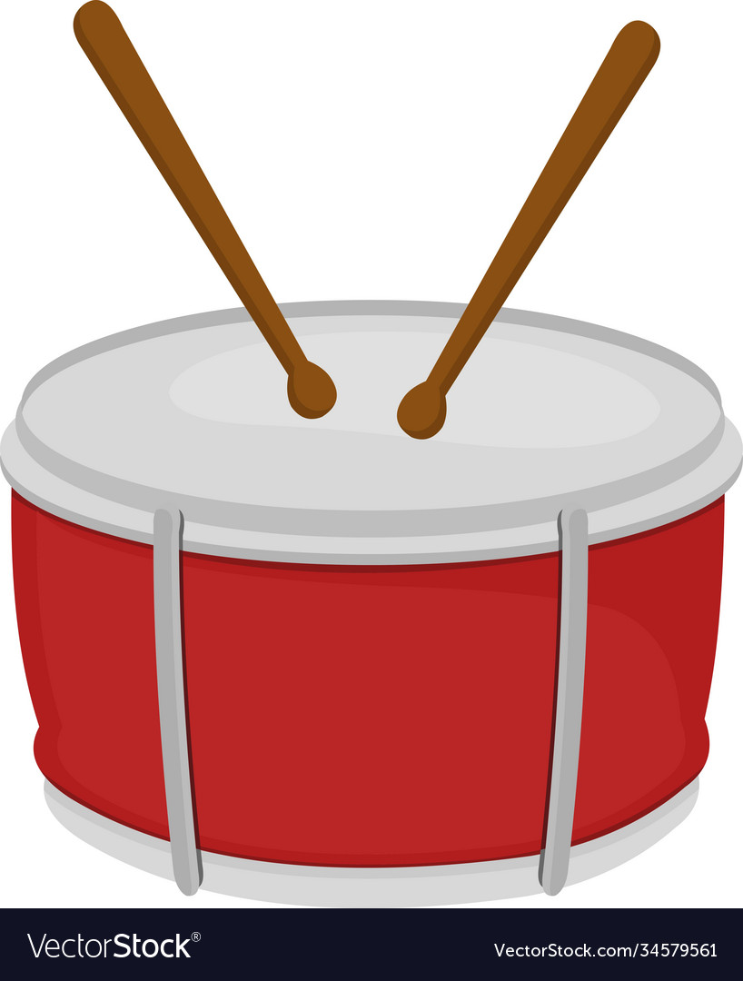 Drum Royalty Free Vector Image - VectorStock