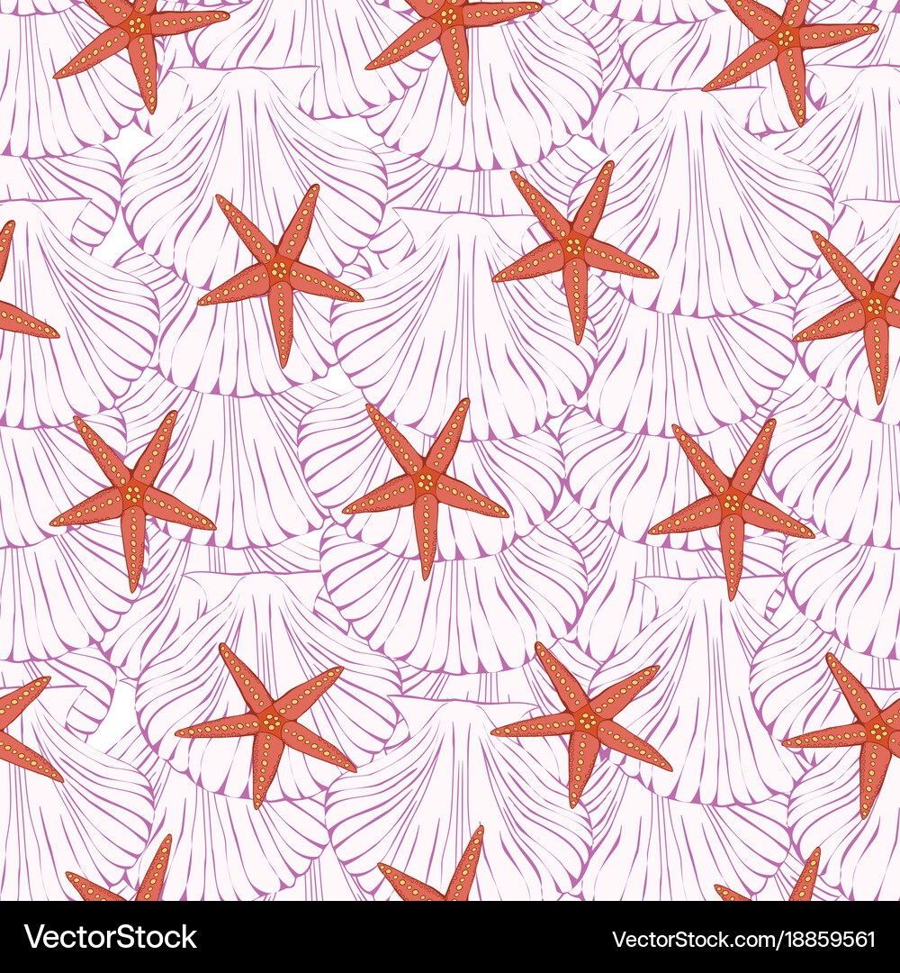 Hand drawn boho set seamless pattern Royalty Free Vector