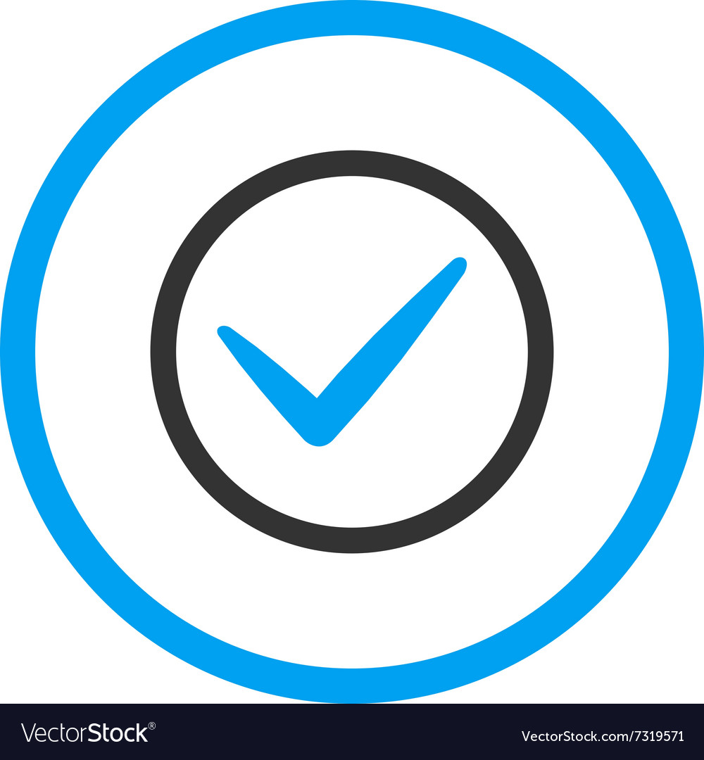 Ok flat icon Royalty Free Vector Image - VectorStock