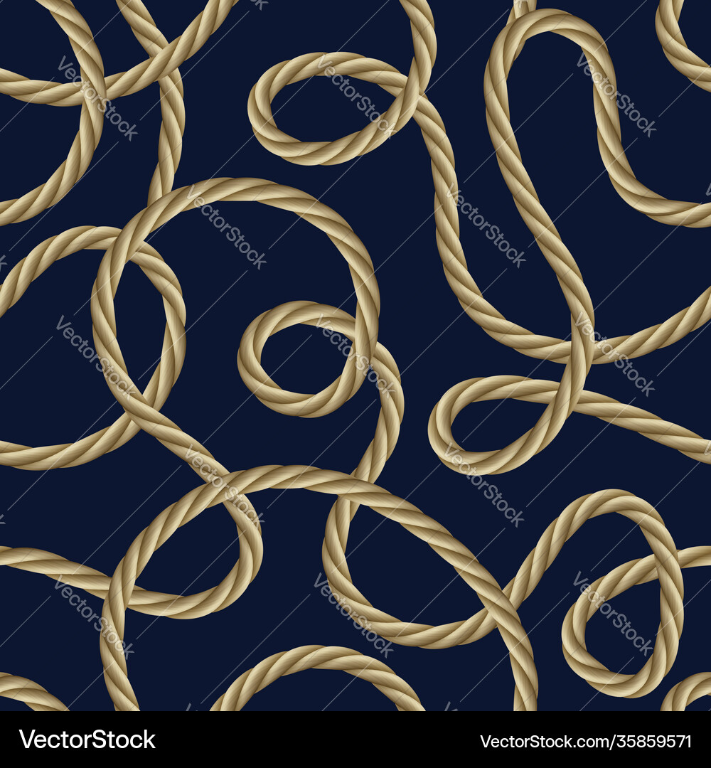 Rope Pattern - Navy Blue Royalty Free Vector Image
