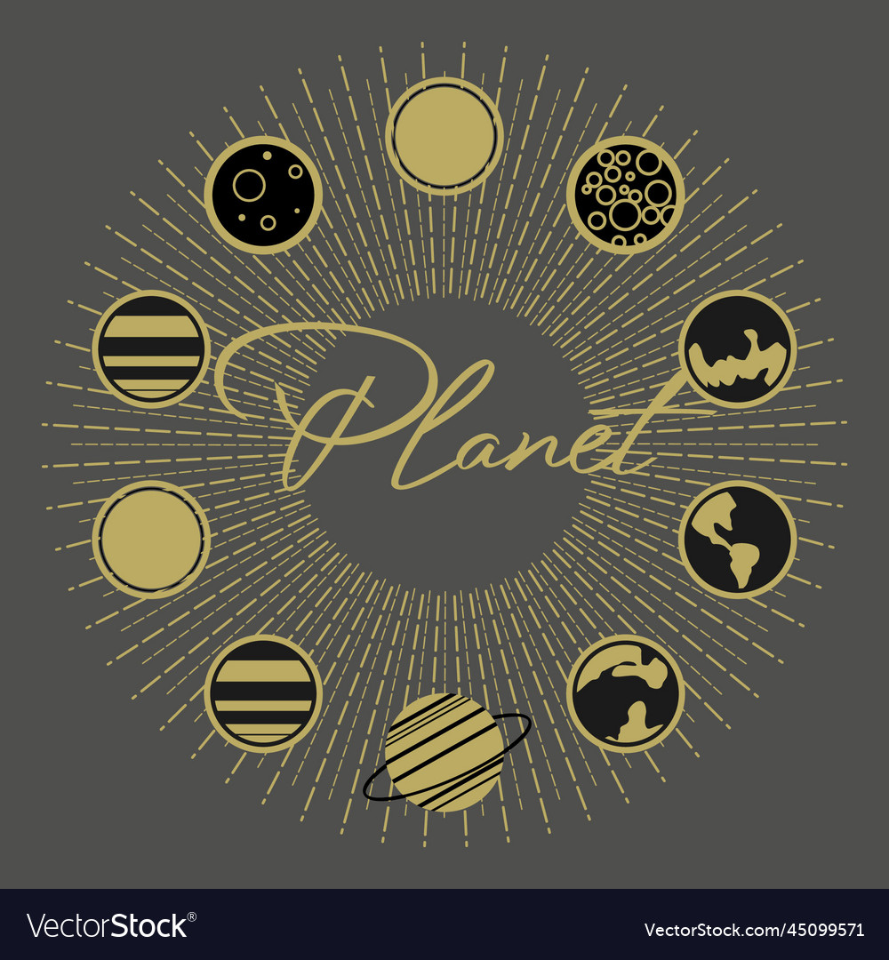 Solar system Royalty Free Vector Image - VectorStock