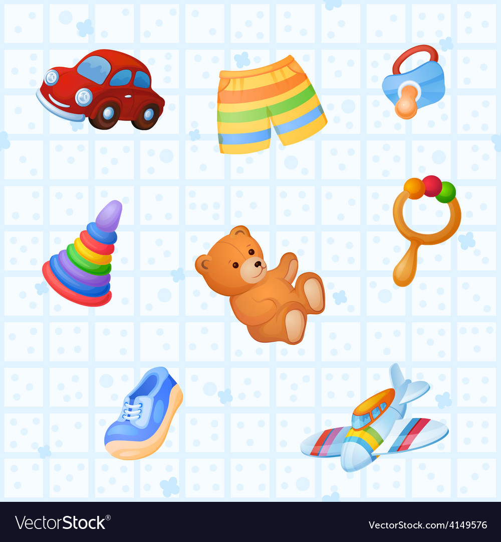 Childish background Royalty Free Vector Image - VectorStock