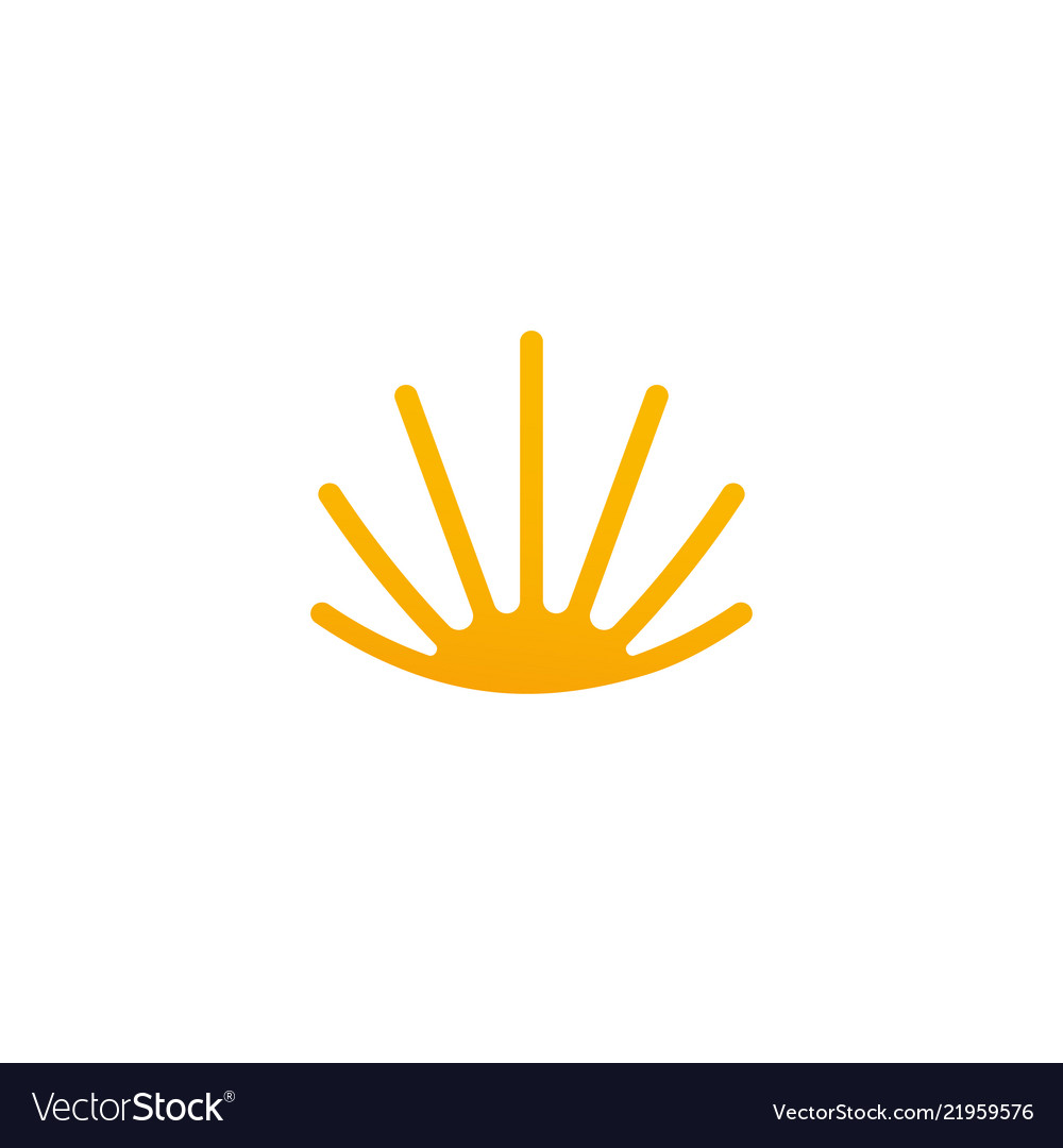 Conch shell icon seashell logo template Royalty Free Vector