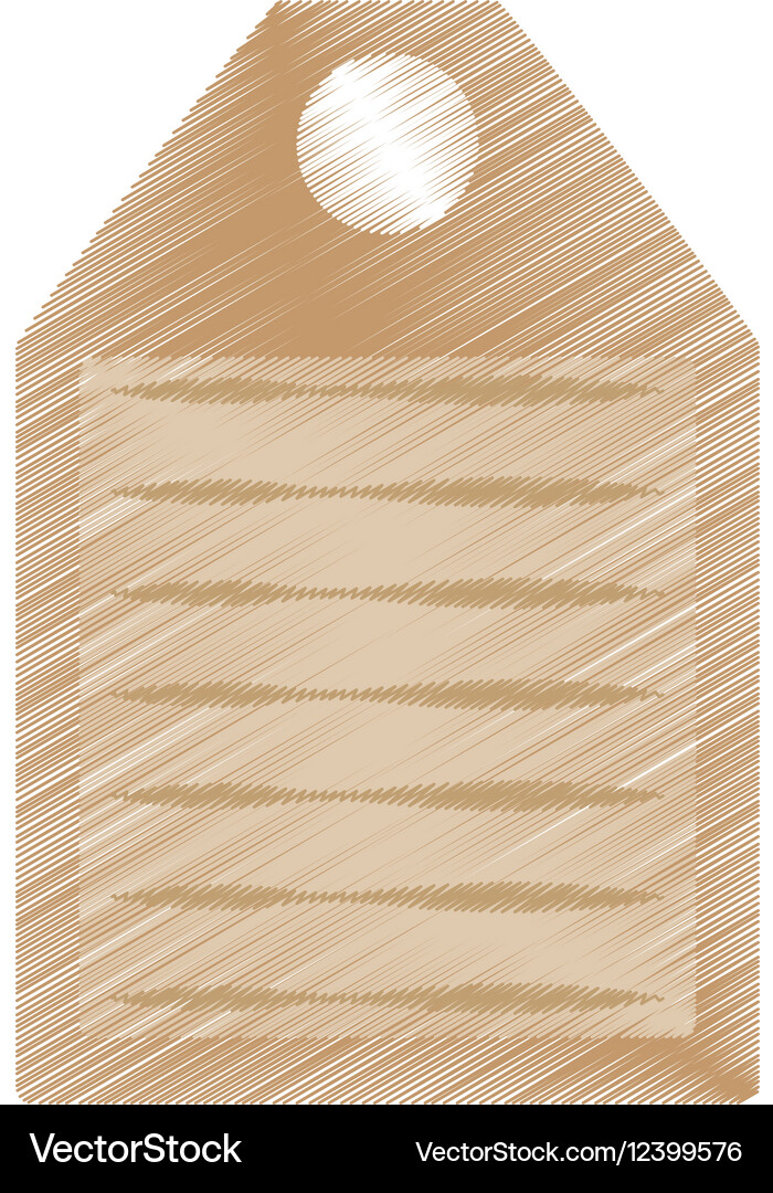 Drawing wooden cutting board kitchen and cooking Vector Image