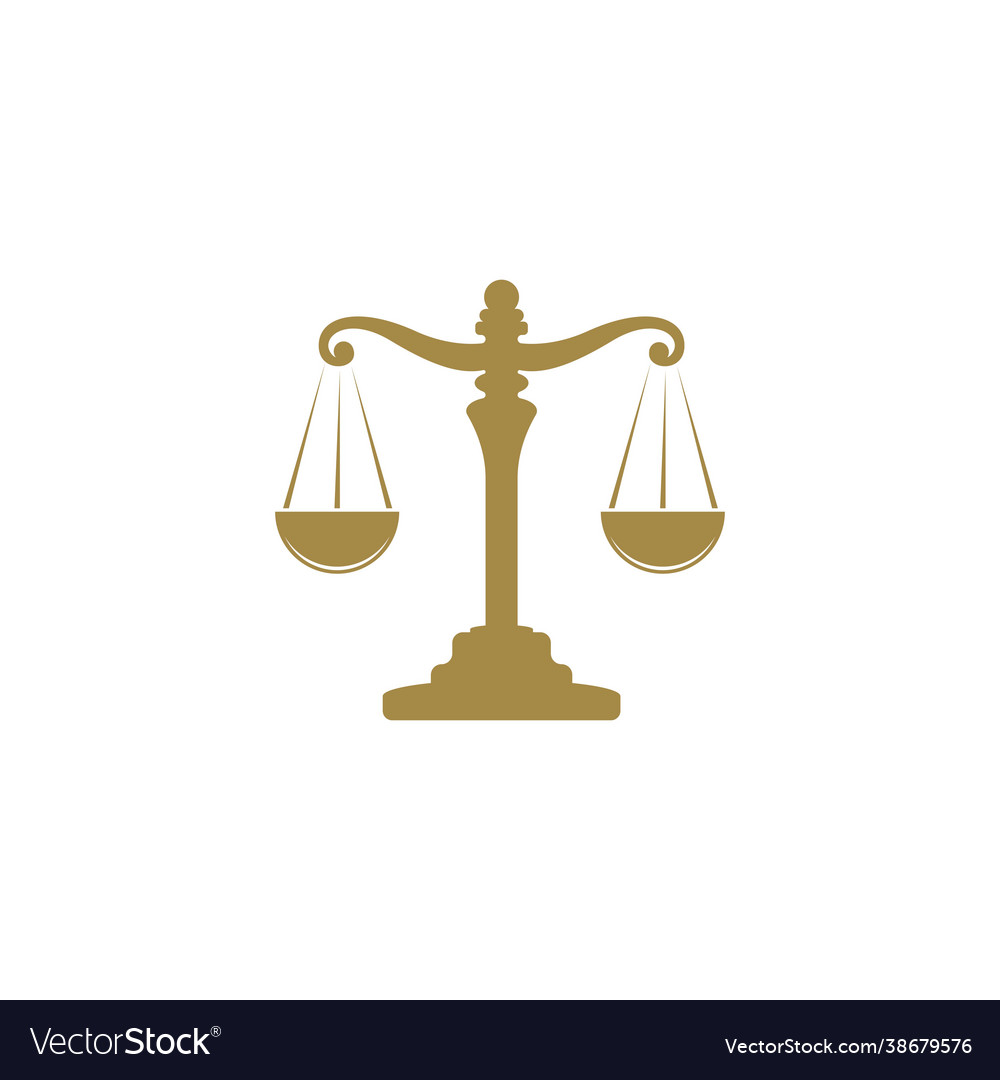 Justice law firm icon template Royalty Free Vector Image Justice law firm icon template Royalty Free Vector Image