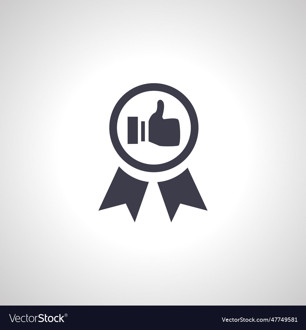 Best practice icon like solid icon Royalty Free Vector Image