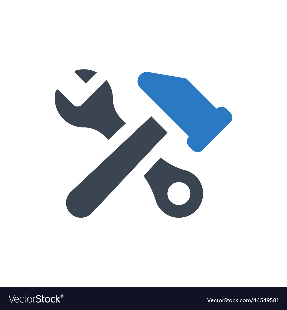 Construction tools icon Royalty Free Vector Image