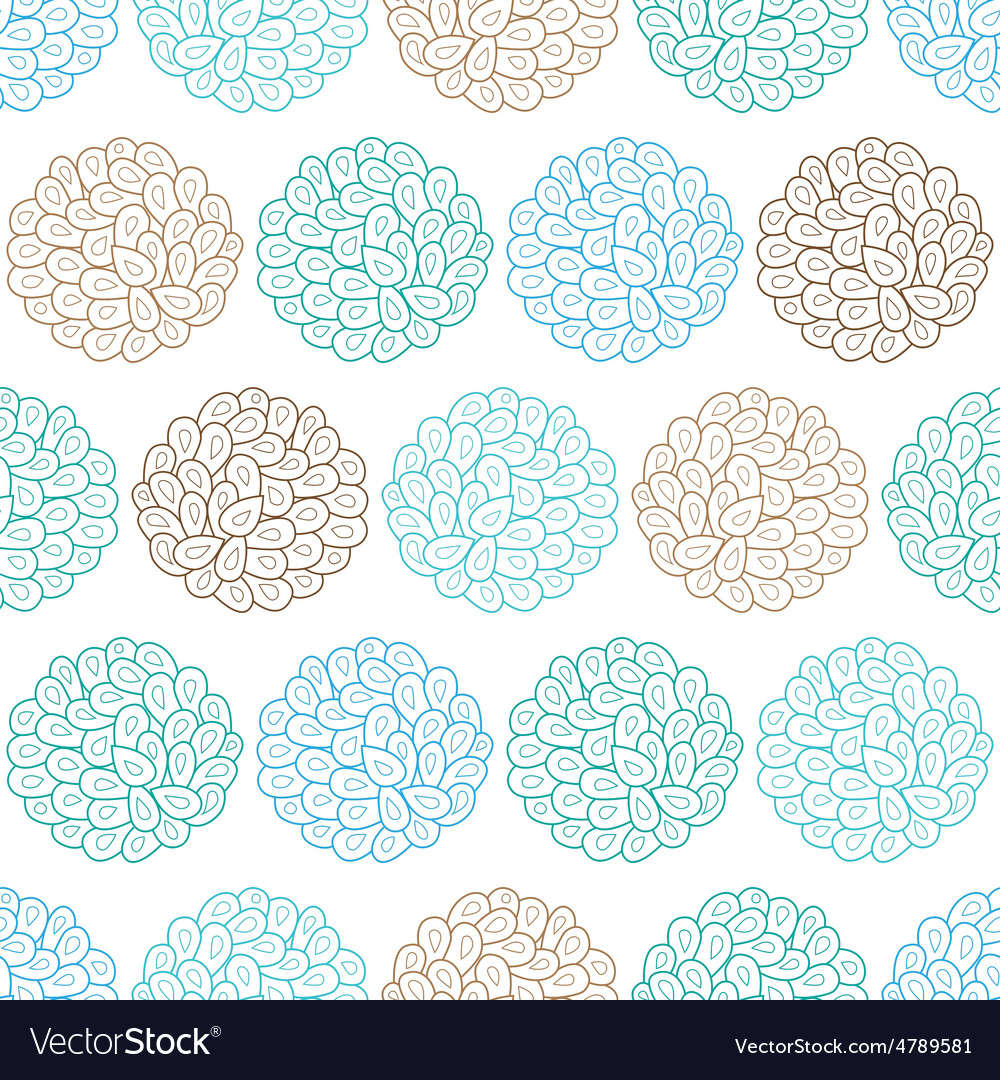 Drops bubbles seamless pattern Royalty Free Vector Image