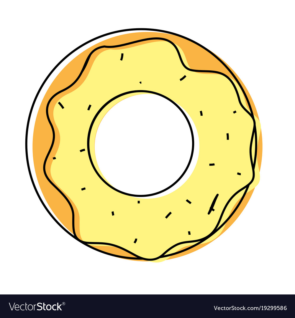 Donut Royalty Free Vector Image - VectorStock