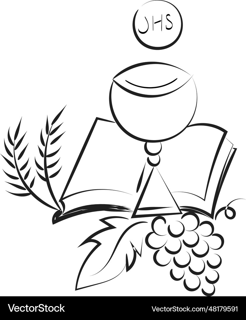 Christian symbol design for print Royalty Free Vector Image