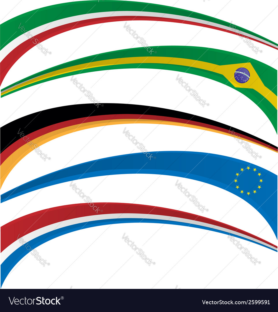 Flag set Royalty Free Vector Image - VectorStock
