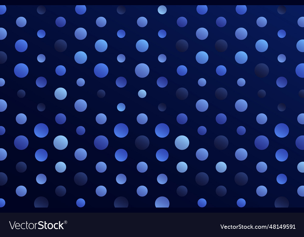 Gradient blue dot background Royalty Free Vector Image